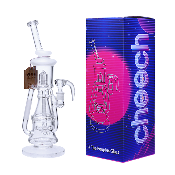 Cheech Glass 14.5" Tree Perc Recycler – Good Guy Vapes